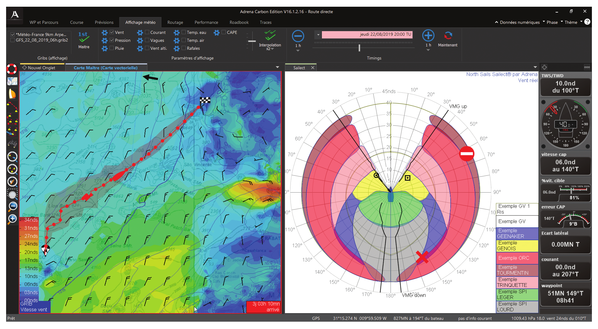 LIVE ADRENA - Sailect - Adrena software