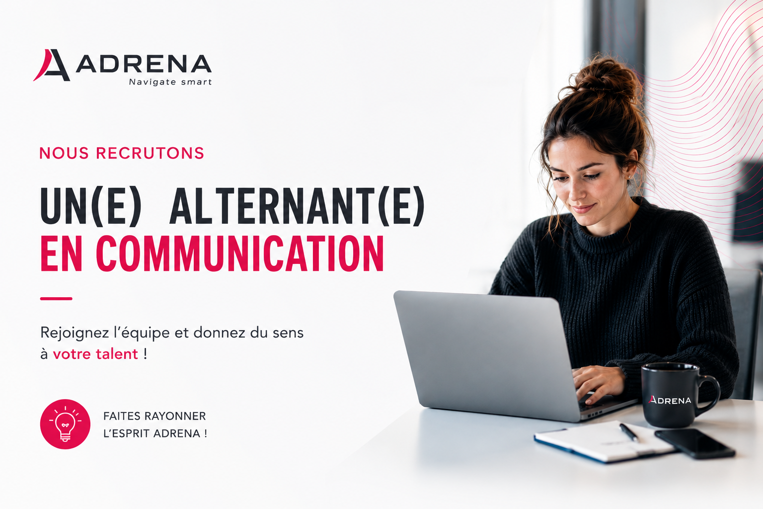 Alternance - Chargé(e) de Communication & Marketing Digital - Adrena ...